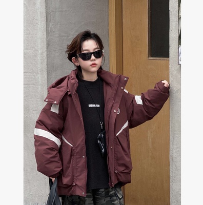 EVERY  68130 H字母刺绣棉衣