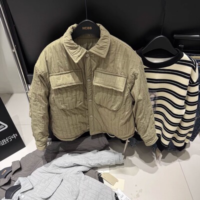 CH 8308 立体口袋棉衬衫外套