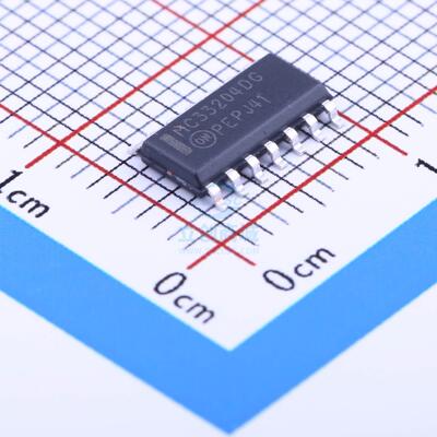 运算放大器 MC33204DR2G SOIC-14_150mil ON 全新原装进口
