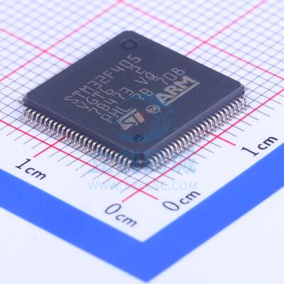 单片机(MCU/MPU/SOC) STM32F405VGT6 LQFP-100_14x14x05P ST 全新