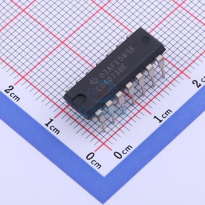 逻辑门 CD4073BE PDIP-14 TI全新原装进口