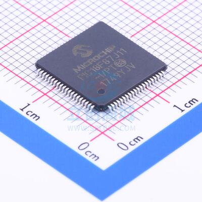 单片机(MCU/MPU/SOC) PIC18F87J11-I/PT TQFP-80_12x12x05P MIC