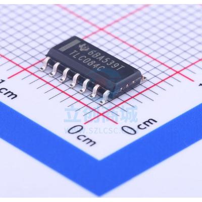 运算放大器 TLC084CDR SOIC-14_150mil TI 全新原装进口