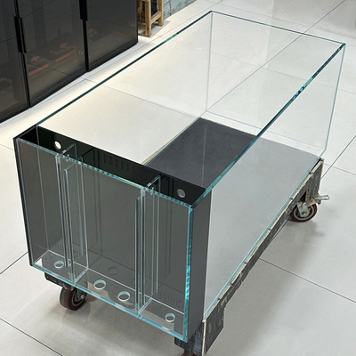 侧溢流黑波溪流缸超薄造景