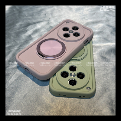 360°可旋转CD纹金属支架适用K80小米17/15手机壳Note10防摔14/13T/12红米k60至尊版K50/K40s/11软壳K70 PRO+