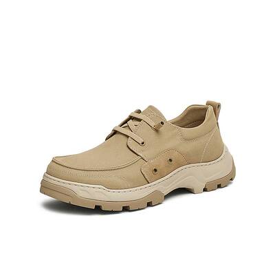 百思图2025夏季商场新款舒适轻便布鞋运动鞋厚底男休闲鞋G6708BM5