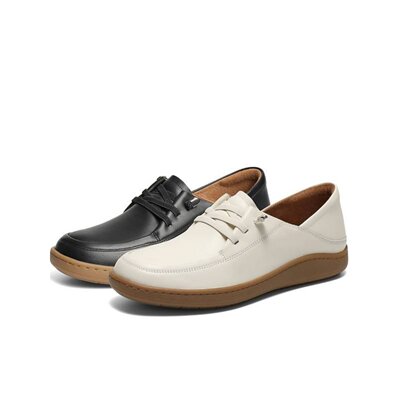 百丽舒适柔软袋鼠鞋女2024春新低跟休闲豆豆鞋B2382AM4