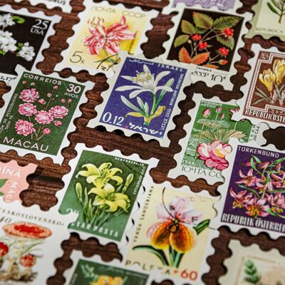 50 sheets Philatelic museum series Postage stamp theme stick