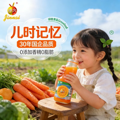 神内胡萝卜汁果蔬汁饮品