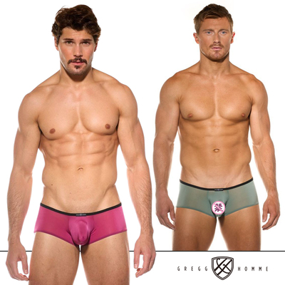 立体囊袋柔软顺滑男士平角内裤