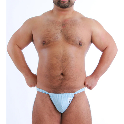 PROPAGANDA条纹纯棉日式丁字裤