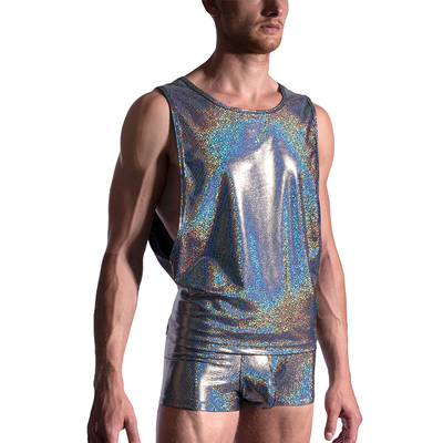 MANSTORE闪耀顺滑修身派对背心
