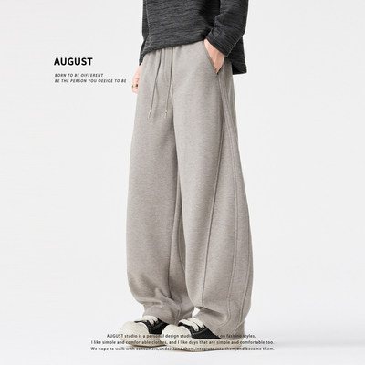 August绵羊毛加绒加厚弯