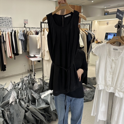 MER/ANGELO BIANCO韩国直邮㊣女装新款热卖吊带背心含腰绳