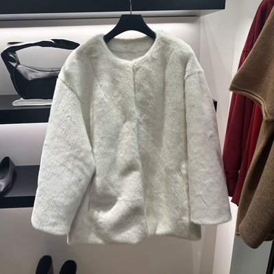 FEBRUARY 11东大门㊣实拍女士新款休闲人气时尚25秋冬夹克毛皮