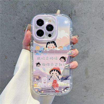 可爱趣味女孩手机壳适用iPhone17