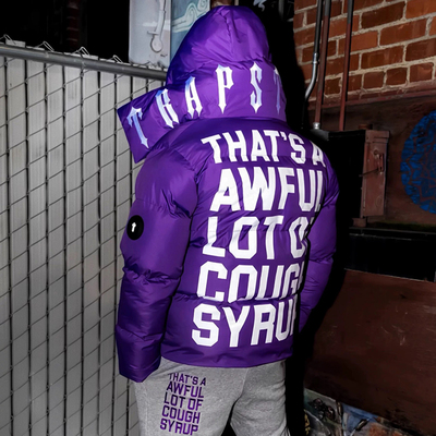 Trapstar冬季保暖厚羽绒棉服外套