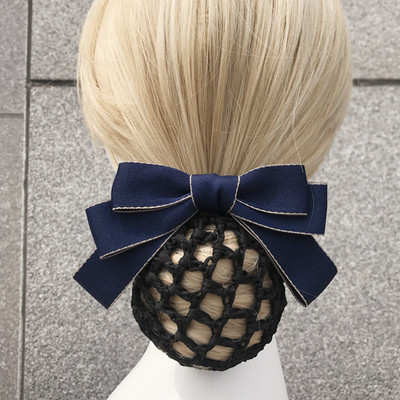 邮政医院护士空姐银行细网发夹