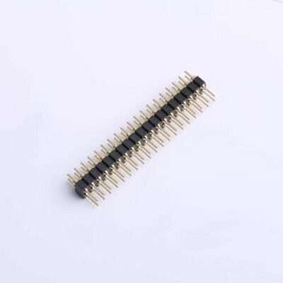 XDZ254C-2-19-Z-3.0-G1 排针 2x19P 间距:2.54mm 圆针 直插 插件,