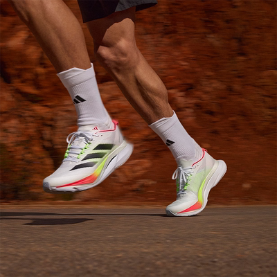 阿迪达斯跑步鞋男鞋春季新款缓震运动鞋BOSTON 12马拉松竞速跑鞋