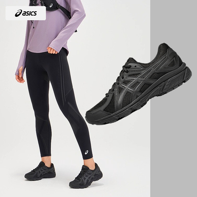 ASICS亚瑟士黑武士跑步鞋JOG 100T男鞋女鞋回弹透气训练运动鞋