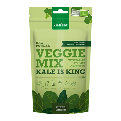 有机羽衣甘蓝果蔬粉purasana