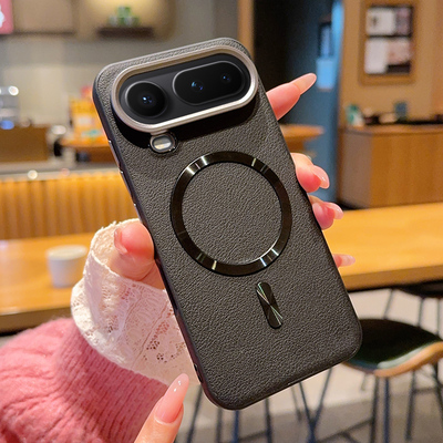 肤感皮纹磁吸适用荣耀Magic8ProAir手机壳HonorMagic8Air新款保护套LDY-AN00镜头大孔防摔honor超薄真皮外壳