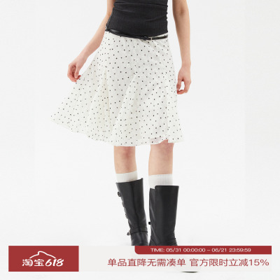 复古百搭气质松弛感A字裙女