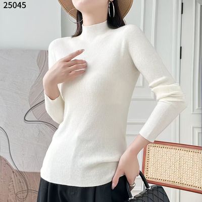 2026秋冬新款韩版宽松慵懒风软糯毛衣女设计感打底衫上衣