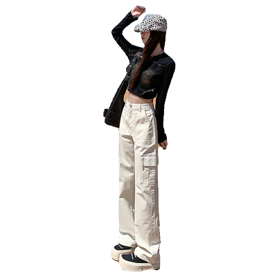 美式复古Vibe风工装裤休闲裤女