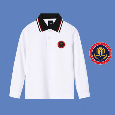 镇江第一外国语学校春秋夏短袖长袖T恤各苏外分校校服