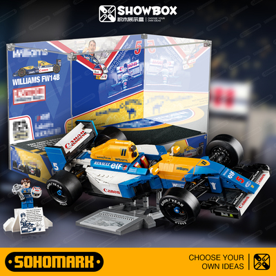 威廉姆斯FW14B拼装展示盒适用于10353新品F1赛车