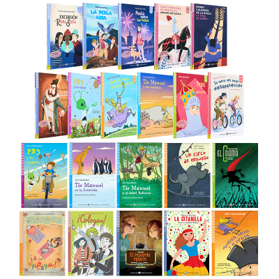 ELI西班牙语分级读物 A1-B2级别 配音频和练习答案 西班牙文阅读 小语种学习 原版进口 Spanish Readers大音