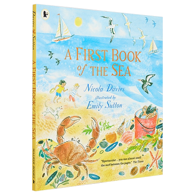 Emily Sutton:A First Book of the Sea 海洋书 英文原版 进口原版 3岁以上 低幼儿童早教 儿童绘本  Nicola Davies