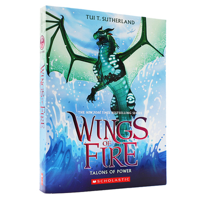 预售 Wings of Fire #9 Talons of Power 火翼飞龙 火焰之翼 火之翼 进口英文原版小说章节书 英语桥梁书 Scholastic Tui T Suther