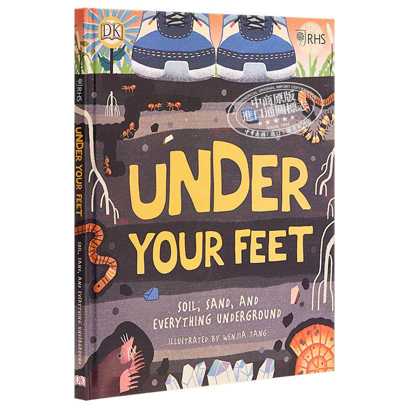 Under Your Feet DK你脚下的秘密 儿童亲子自然知识科普绘本 精装 英文原版 7-9岁_虎窝淘