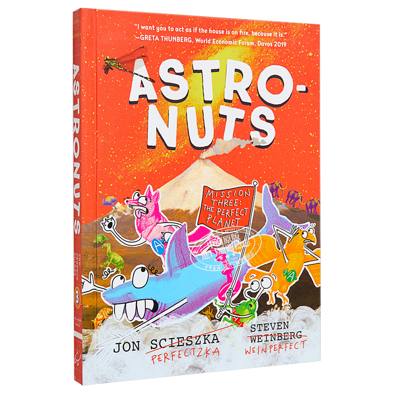 AstroNuts Mission Three The Perfect Planet坚果宇航员任务3英文原版桥梁漫画图像小说原版进口童书 8-12岁大音_虎窝淘