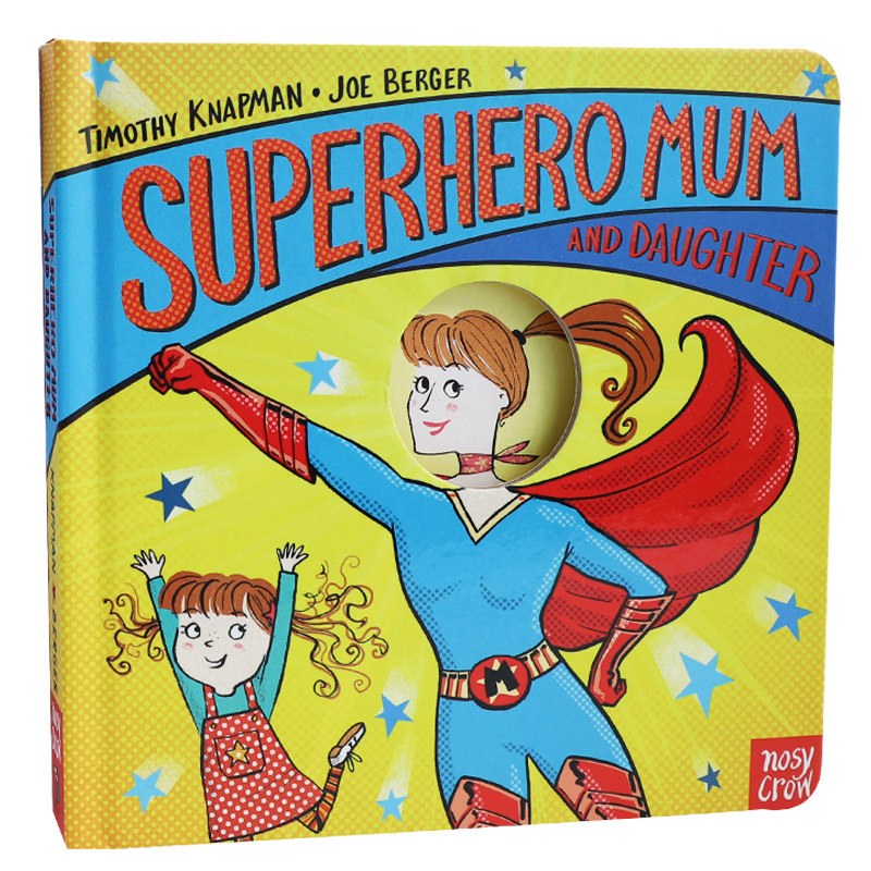 Superhero Parents系列超人妈妈和女儿精装纸板书英文原版绘本 Superhero Mum and Daughter幼儿英语启蒙_虎窝淘