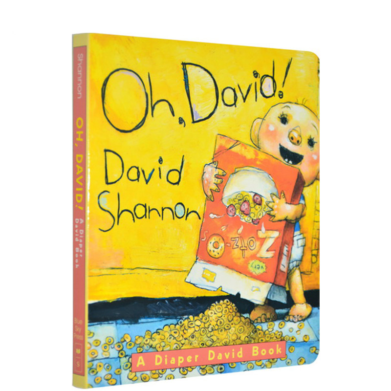 Oh David大卫不可以纸板书英文原版儿童绘本 David Smells吴敏兰书单儿童启蒙学习英语版_虎窝淘