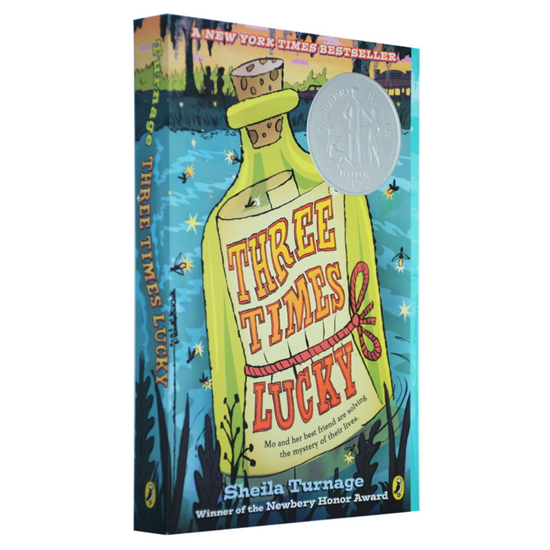 纽伯瑞获奖书单系列 从天而降的幸运 Three Times Lucky 英文原版 青少年小说 儿童文学故事书中小学生课外英语 7-12岁 ...
