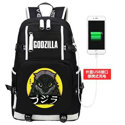 2024哥斯拉2怪兽之王 Godzilla电影周边初中小学生书包双肩背包大