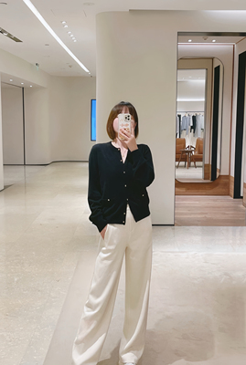 新型面料！牛仔工装肌理感，保暖垂坠直阔裤！一条过冬！