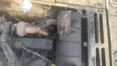 挖掘机配件小松PC200-6/6D95L弯消声器排气管消音器