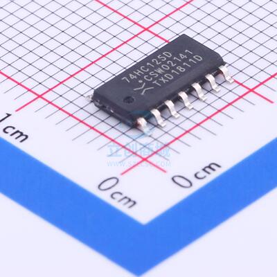 缓冲器/驱动器 74HC125D,653 SOIC-14_150mil 全新原装