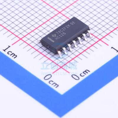 缓冲器/驱动器 SN74HC126DR SOIC-14_150mil TI()
