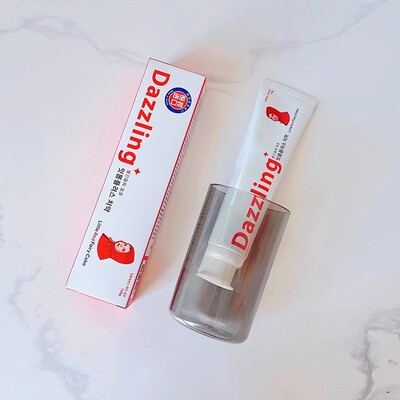 正品Dazzling小红帽牙膏成人防蛀健齿去黄去渍韩国清新除口气亮白