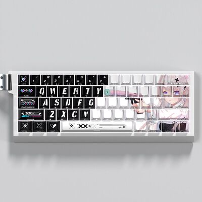 印花集键帽侧刻透光适配迈从Ace68美加狮MAD60小蜜蜂REAL67魔导士