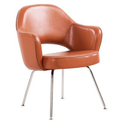 LLYARSS利亚斯极简头层牛皮餐椅