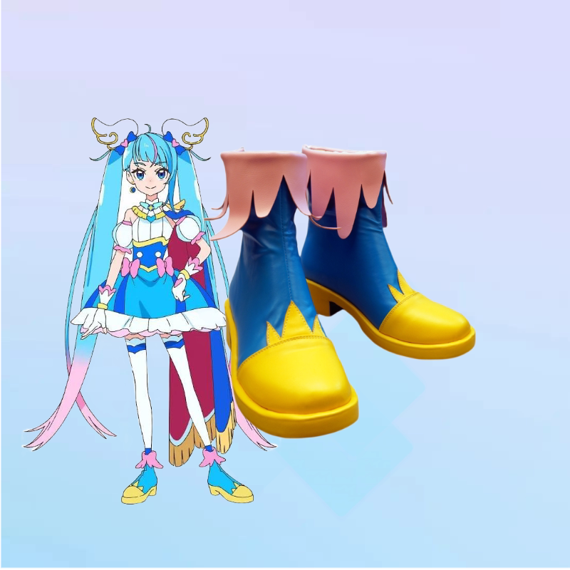 广阔天空 光之美少女 索拉cos鞋cosplay靴子女动漫游戏道具鞋定制