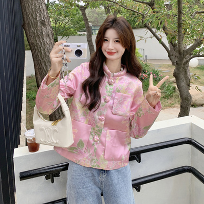 现货首发新品 新中式g风小个子外套2c230-7810-P165-K258